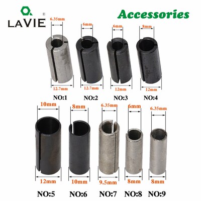 LA VIE 1pc CNC Router Bit High Precision Adapter Collet Mill