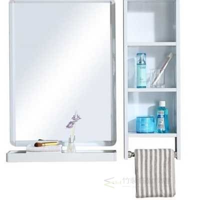 Toilet bathroom mirror cabinet mirror with shelf sideboard
