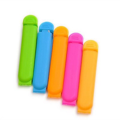 5Pcs Kitchen Storage Bag Clip Plastic Seal Stick Storage Bar