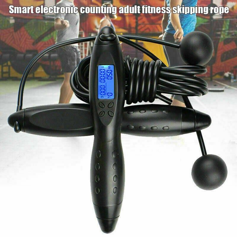 Digital LCD Jump Jumping Skipping Rope Calorie Count Counter_虎窝淘
