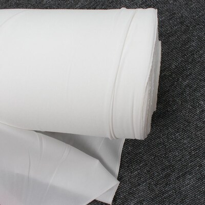 Stretch Jersey Knitted fusible iron on interfacing in WHITE