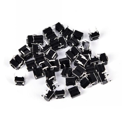 6x6x4.3mm Tactile Push Button Switch Momentary Tact Through-