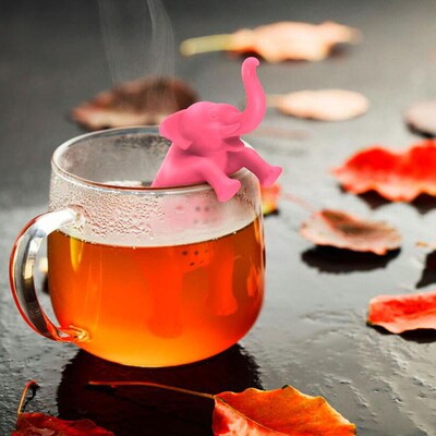 Elephant Tea Infuser Silicone Tea Ball Leaf Tea Strainer For