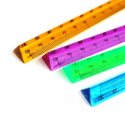 20cm Triangular Architect Scale Ruler  Imperial Scale  In 3