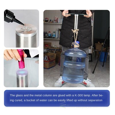 Strong power led UV light +Kafuter 50ml/250ml UV Glue UV Cur