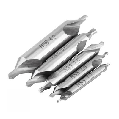 5pcs/Lot Center Drill Bits High Speed Steel Center Drill Bit