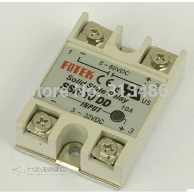 FOTEK SSR-10DD Manufacturer 10A ssr relay,input 3-32VDC outp
