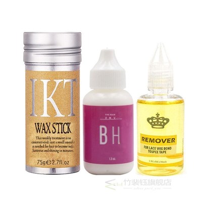 Hair wax stick  bold hold lace glue For Men's toupee/bobo wi