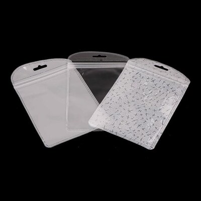 50pcs 11*17cm Plastic Bags Pacifier Chain Packaging Accessor