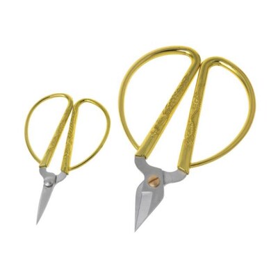 Hot Gold Dragon Phoenix Bonsai Scissors Wedding Shears Home