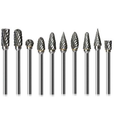 Rotary Tool Accessory Kit Tungsten Steel Carbide Rotary File