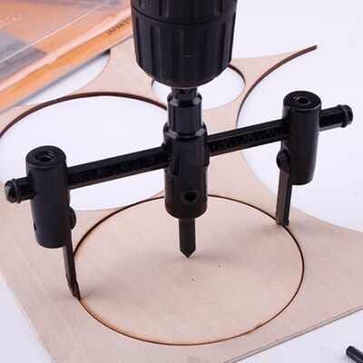 30mm-200mm Woodworking Opener Adjust Wood Circle Hole Saw Cu