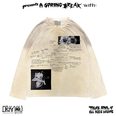 MELANIN 黑色素刺青 古着感vintage设计感小众慵懒风脏脏长袖T恤