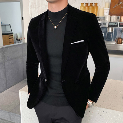 速发Fa iiter  Vtet Blazer High Quity Wm Fie Suit Ja