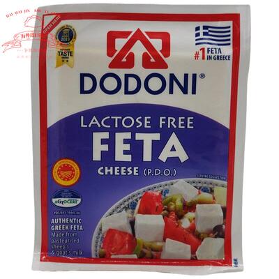 希腊进口 多多尼无乳糖菲达奶酪飞达芝士180g DODONI Feta Chees