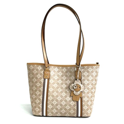 意尔康夏季新款2023女包时尚印花大容量通勤托特包单肩包34Y25204