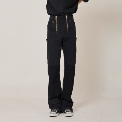 REDRINSE「枫烬」双拉链德工裤