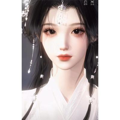 芙丽 古风 月烟 逆水寒手游捏脸女通用