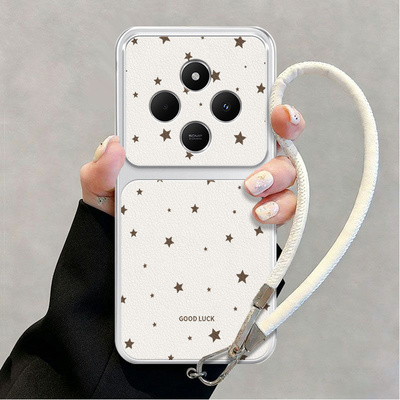 满屏星星适用红米14c手机壳小米Redmi14C5G全包2411DRN47C硅胶5G防摔套男女十四C14新款外壳送钢化膜老人用潮