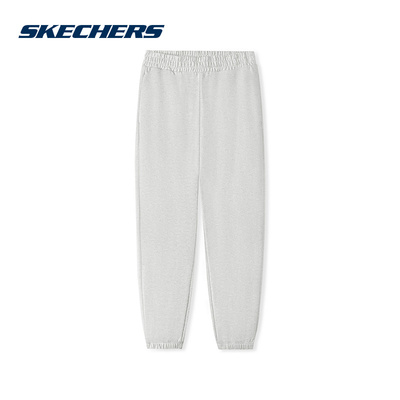 Skechers斯凯奇冬季新款透气宽松束脚针织男女长裤 L325U010/0248
