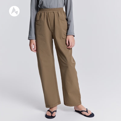 heim女童运动裤 春秋款儿童宽松户外长裤休闲香蕉裤耐磨防泼水