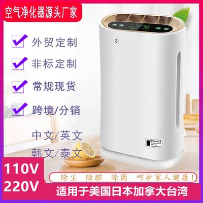 110V空气净化器家用智能除烟除尘除醛麻将馆棋牌室办公室会销礼品