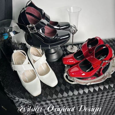 喜欢请收藏 原创高跟朋克亚文化Lolita辣妹女鞋