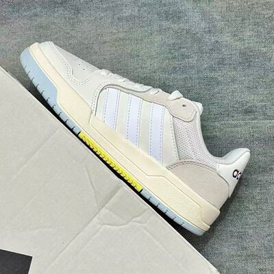 Adidas阿迪达斯NEO奶油马卡龙Entrap防滑耐磨低帮运动板鞋JP9963