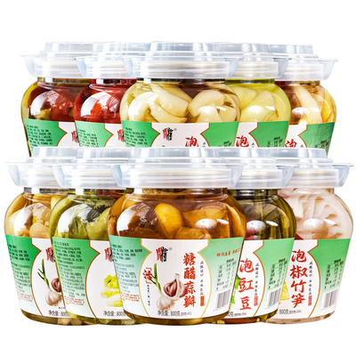 虎将800g四川泡菜蒜瓣