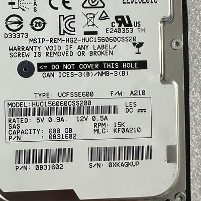 / 02311AYF 600G 15k 12Gb 2.5寸RH5885 RH2288H V3 V5