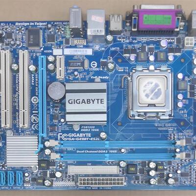 技嘉G41全集成主板GA-G41MT-S2P G41MT-D3P GA-G41MT-S2PT送CPU