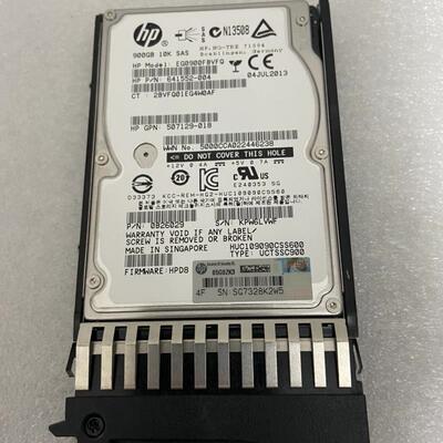 / 619291-B21 619463-001 900G 10K SAS 2.5原装服务器硬盘