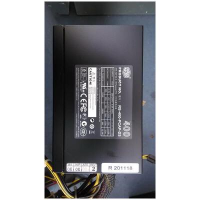 原装战斧400(RS-400-PCAP-A3 D3)电源 静音 稳定成色好
