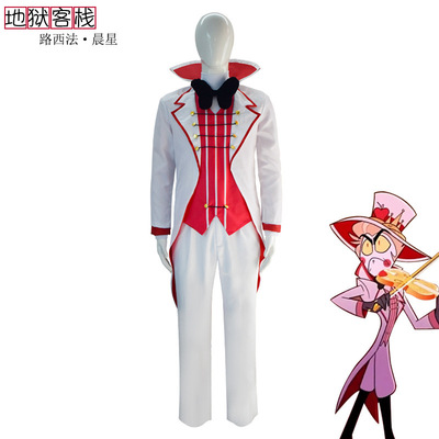 万圣节地狱客栈cos服 Hazbin Hotel 3 Veescosplay路西法动漫服装