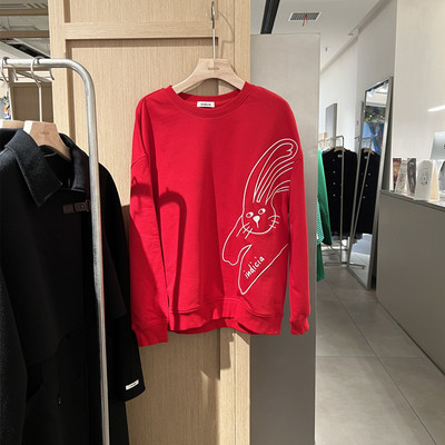 indicia5A303WY099专柜正品标记女装春款新年氛围卫衣吊牌价599