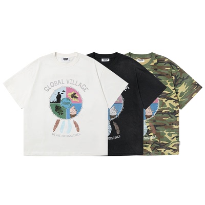 mocuishle地球村短袖T恤