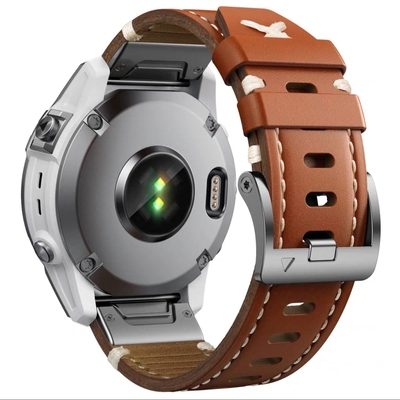 适用于Garmin佳明MARQ/MARQ2专用替换快拆表带 22mm皮质表带