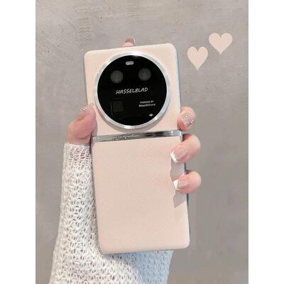 适用oppofindx7手机壳findx7Ultra新款纯色简约oppofindx6白色oppofand高级感opopfindx6pro全包镜头0pp0男女