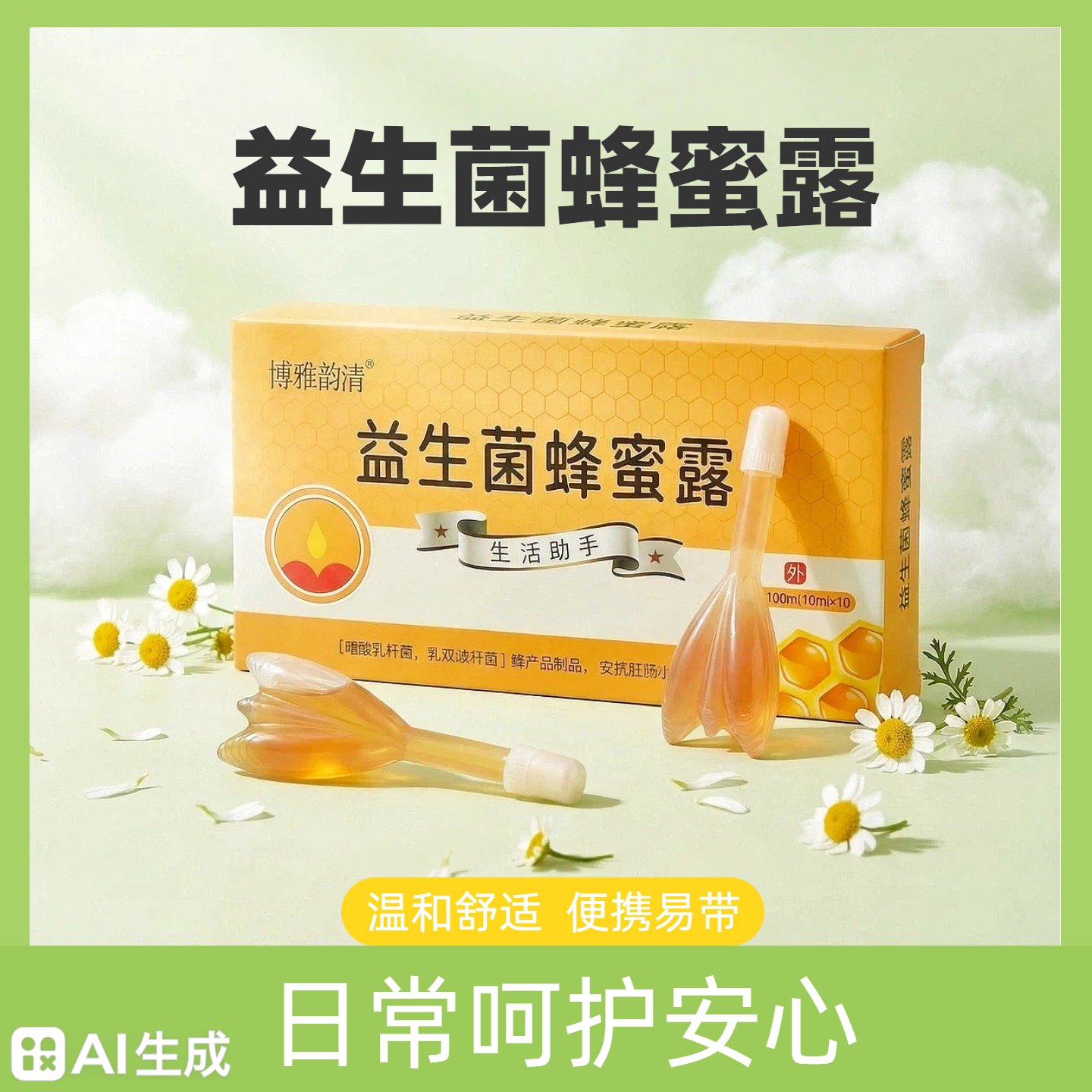 新品益生菌蜂蜜露孕产妇适用软管老人月子待产包常备便携易带外用
