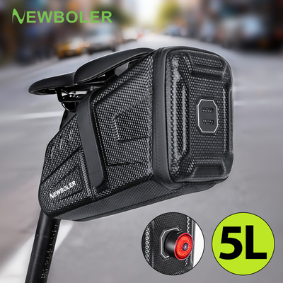 NEWBOLER 自行车尾包坐垫鞍座包硬壳防水骑行包工具包山地收纳包