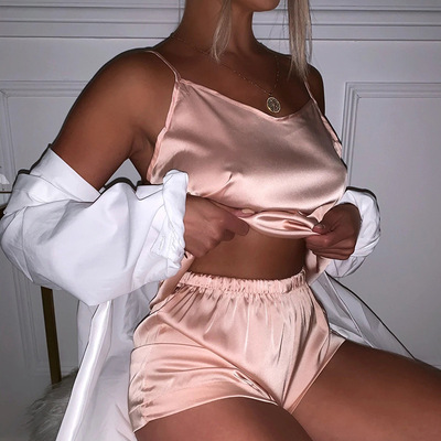 fashion casual home service shorts suit two piece set summer