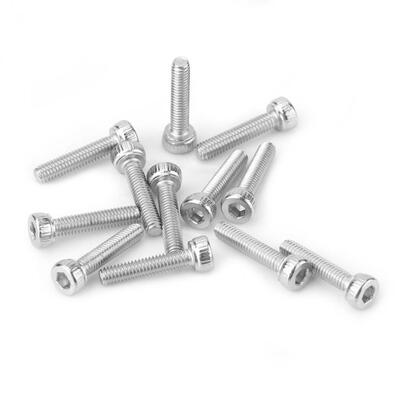 480pcs/盒M2/M3/M4系列组合装304不锈钢圆柱头内六角螺丝紧固件