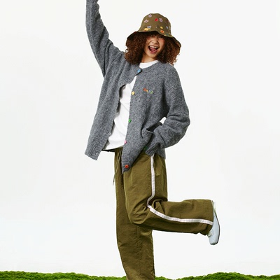 Melting Sadness MTSS宽松刺绣开衫 2025年秋