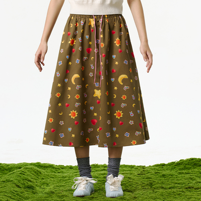 Melting Sadness MTSS手绘满印半身裙 2025年秋