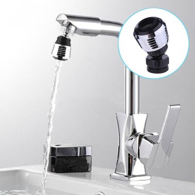 360 Rotary Kitchen Faucet Shower Head Economizer Filter Wate