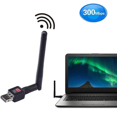 Mini USB Wifi Adapter 300Mbps Band 2.4Ghz USB WiFi Network A