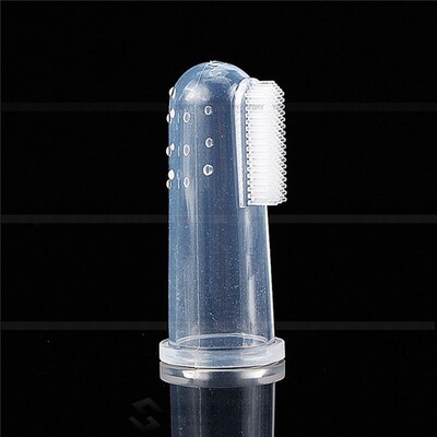 New Silicone Baby Infant Deciduous Tooth Brush Kids Finger T