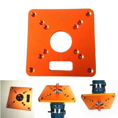 Universal RT0700C Aluminum Router Table Insert Plate Trimmin
