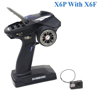 DumboRC X6 X4 X6P 2.4G 6CH Transmitter w/ X6FG Gyro X6F Rece