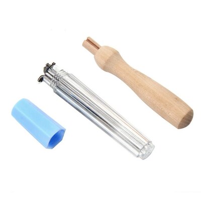 7PCS Felting Needles Holder Wooden Handle Wool Felting Tools